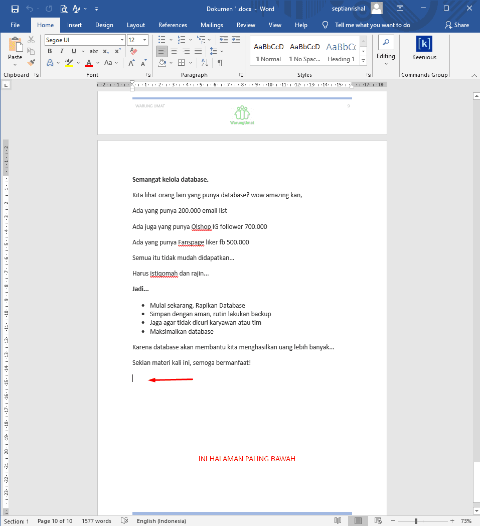 [Cepat] Cara Menggabungkan File Microsoft Word Online dan Offline